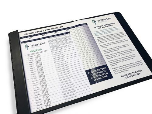 Custom Printed Visitor/Contractor Passes - GDPR Compliant | Total ID