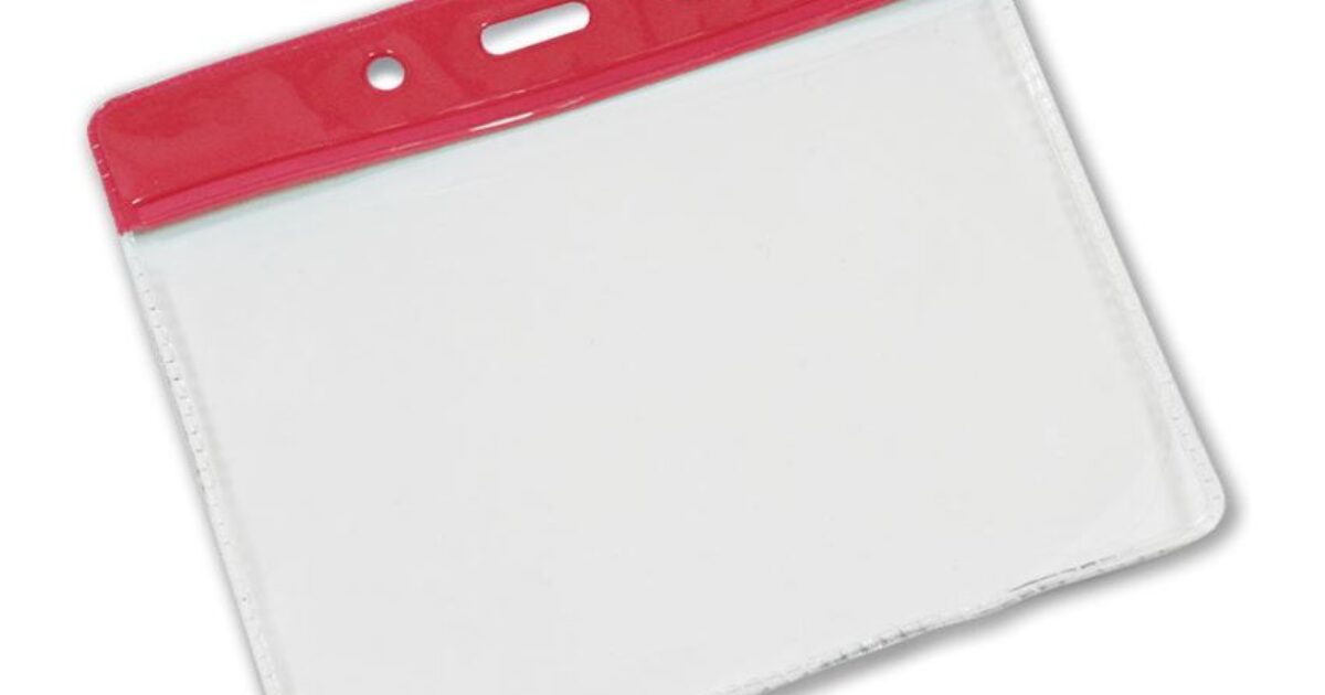 ID Card Coloured Top Vinyl Wallet - Landscape - 100mm x… | Total ID