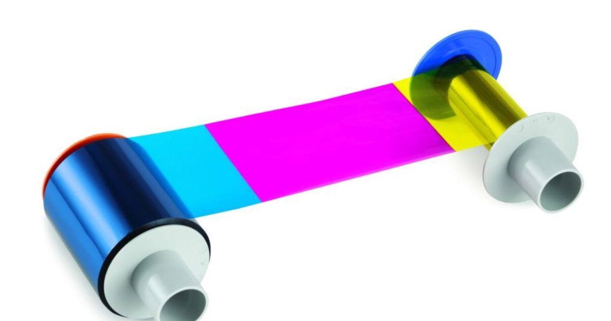 Fargo 84814 YMCFK Full Colour Ribbon with UV Panel (500… | Total ID