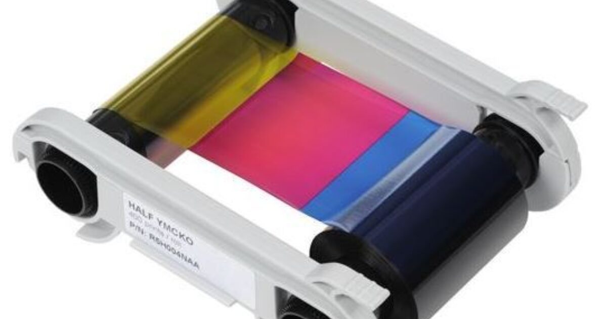 Evolis R5H004NAA YMCKO Half Panel Colour Ribbon (400… | Total ID