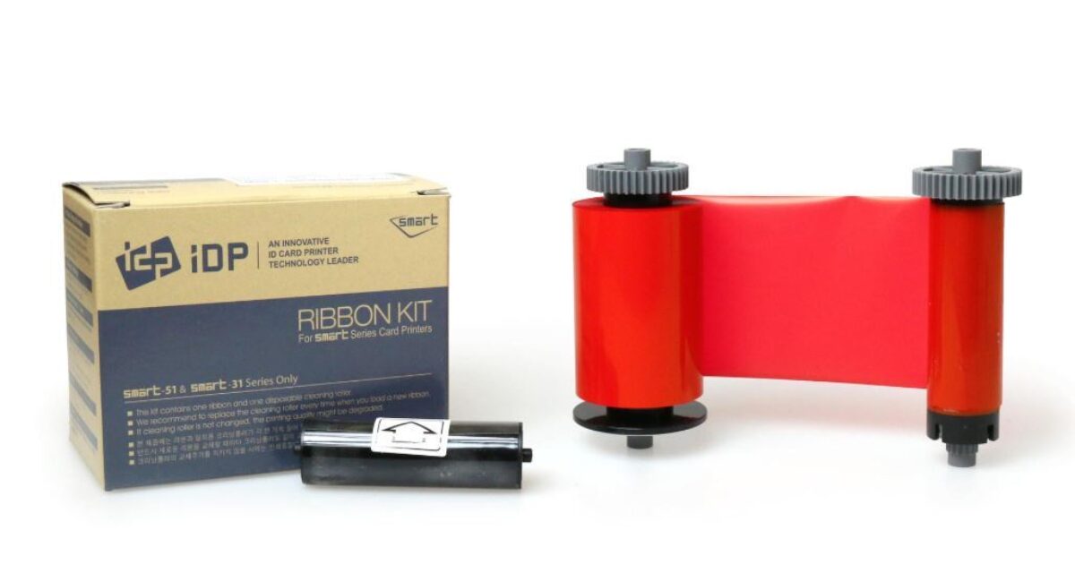 Smart 51 & 31 Monochrome Red Ribbon with Cleaning Roller… | Total ID