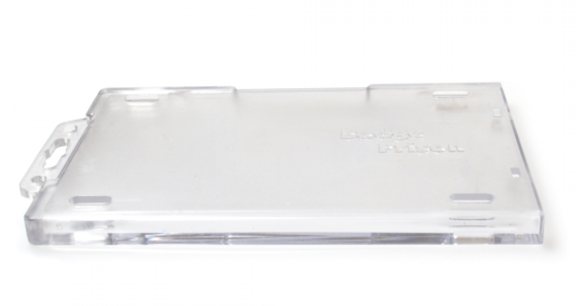 Clear Rigid Enclosed Prison Badge Card Holder - Permanent… | Total ID