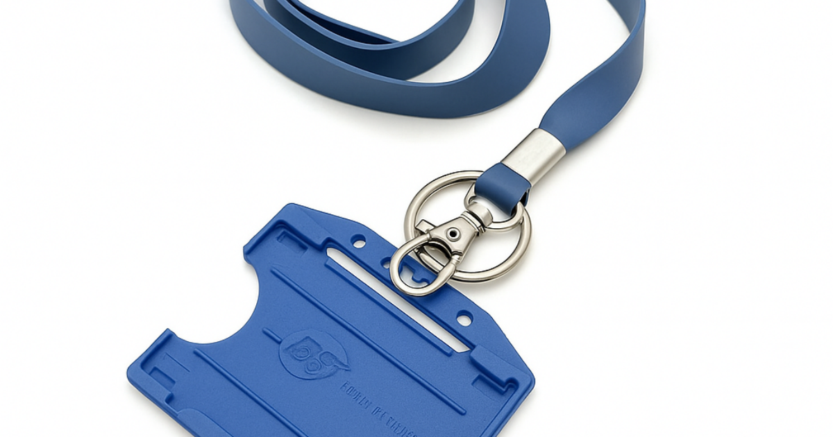 Metal Detectable Silicone Lanyard & Card Holder Bundle -… | Total ID