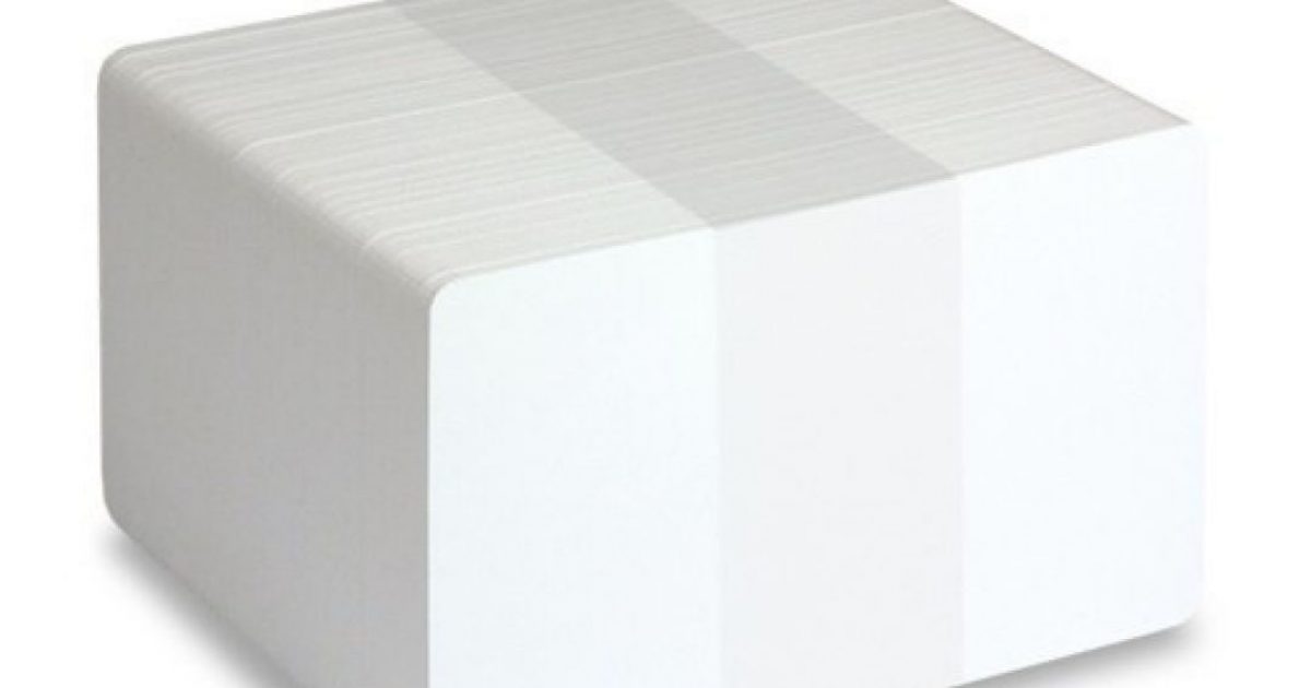 Blank White Biodegradable Plastic Cards BIOpvc® - Pack of… | Total ID