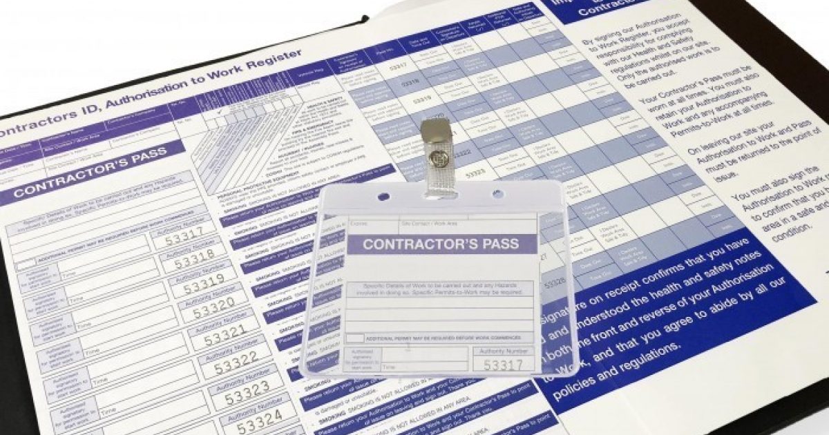 Contractor Pass System Data Sealed Gdpr Compliant Total Id