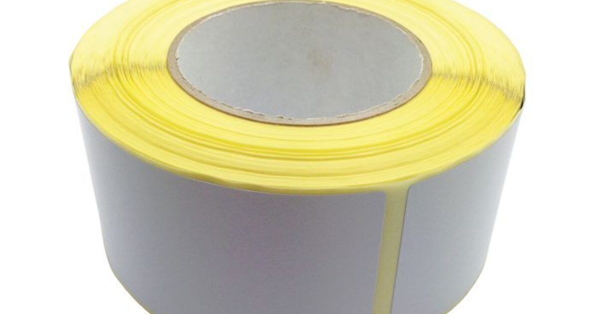 Detectable Plain White Labels (Roll of 500) | Total ID