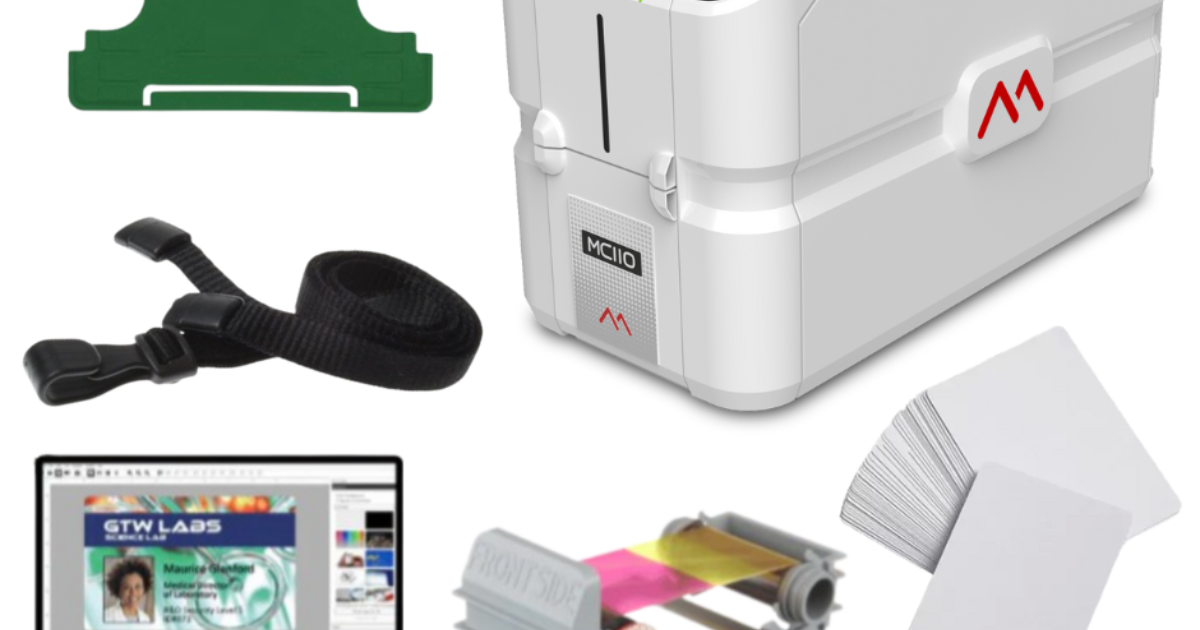 Matica MC110 ID Card Printing Bundle (Single Sided) | Total ID