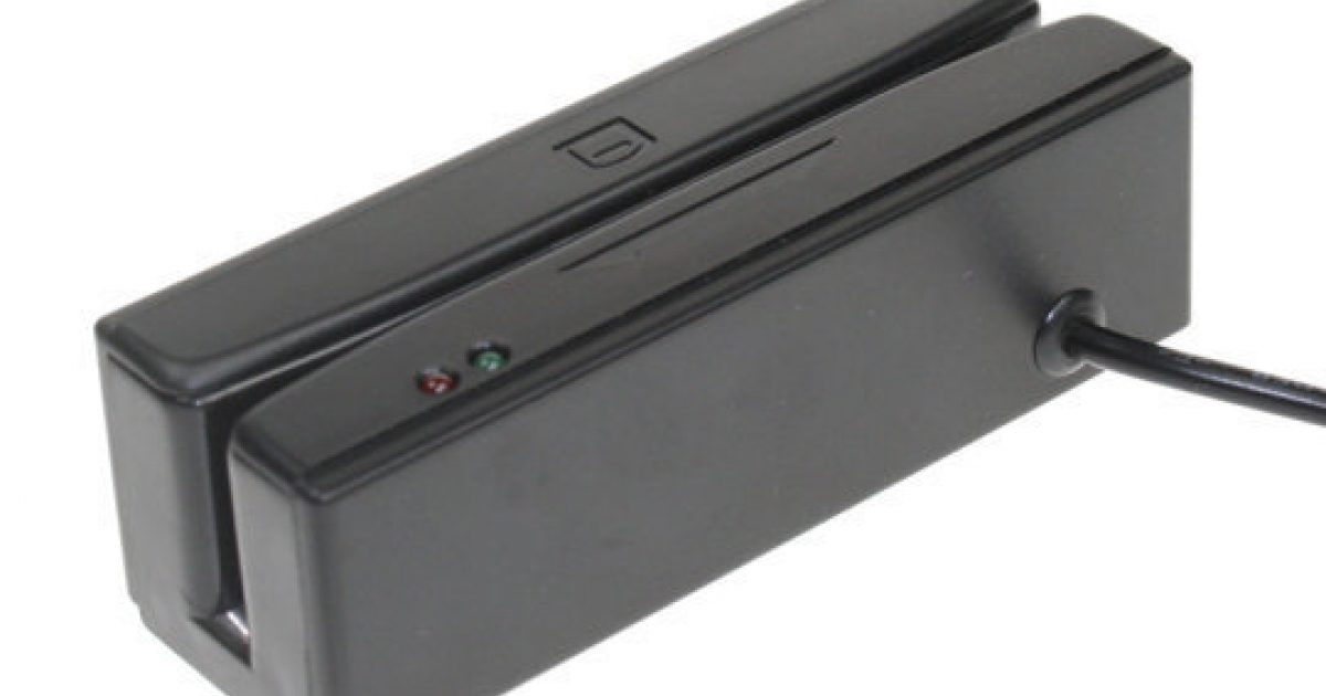 MSR100 USB Magnetic Card Swipe Reader - Black | Total ID