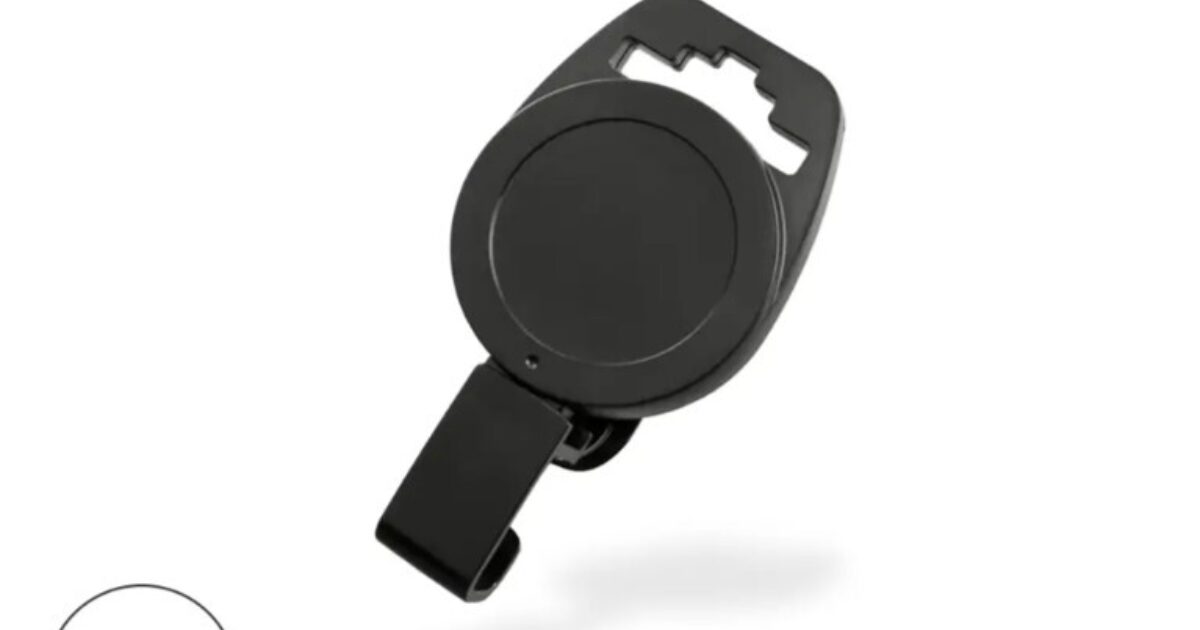 Non-Magnetic Black Badge Reel with Plastic Clip -… | Total ID