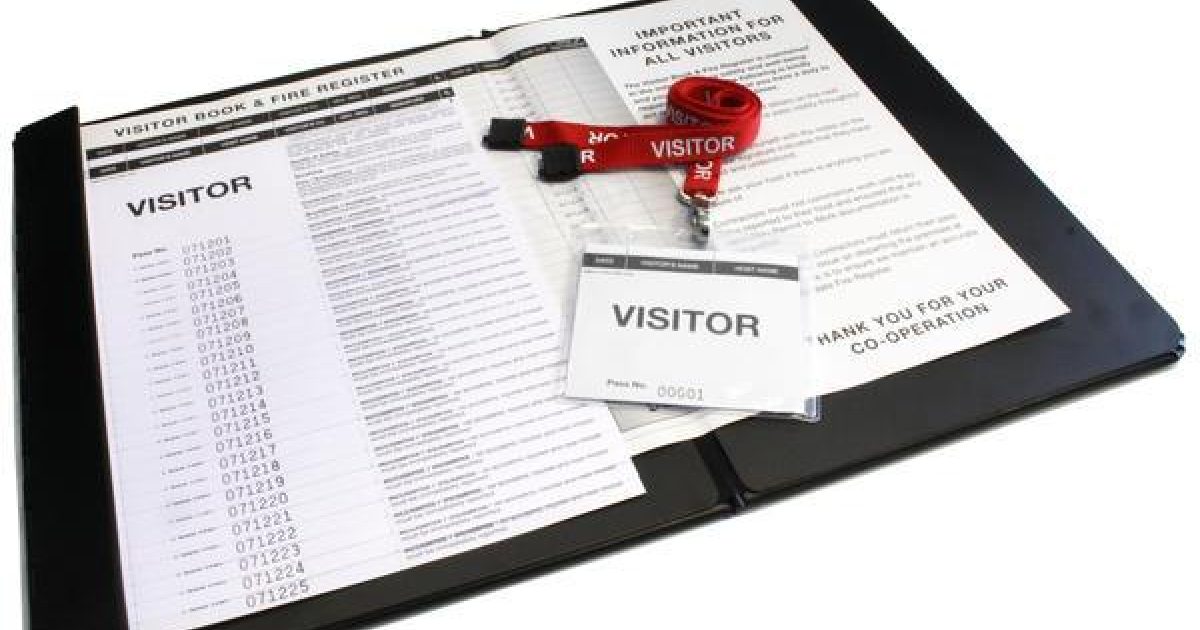 School Manual Visitor Signing In System | Total ID