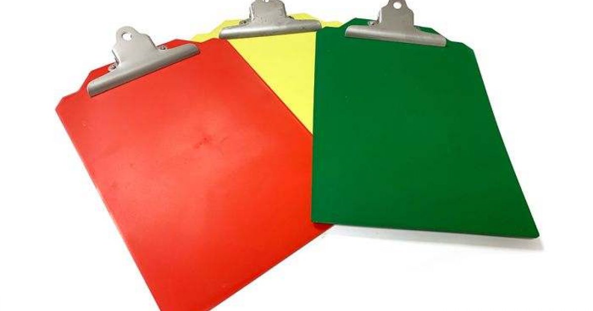 Coloured Detectable Clipboards | Total ID