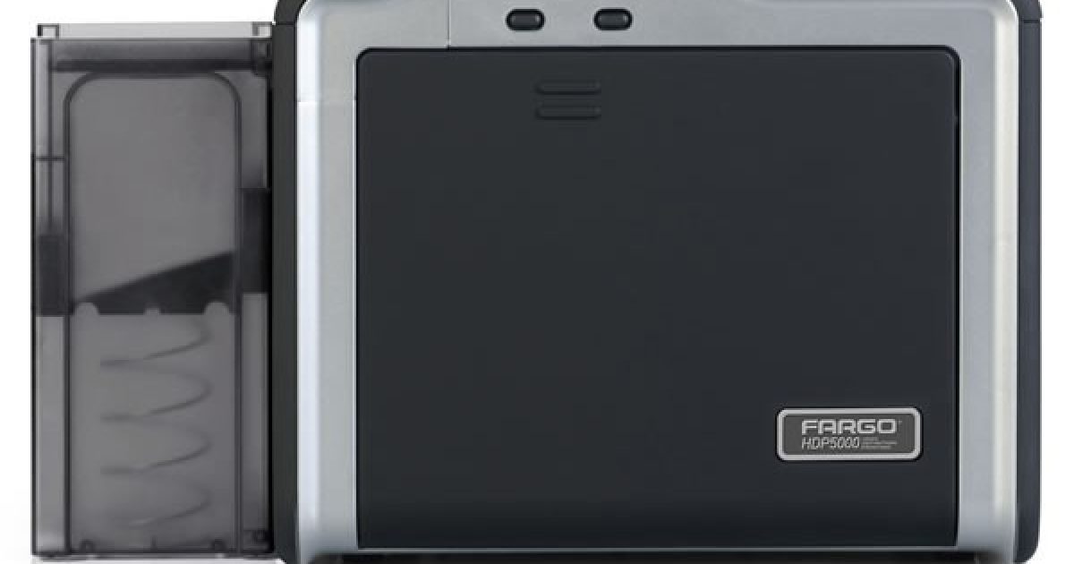 Fargo HDP5000 Single Sided Retransfer Plastic Card Printer | Total ID